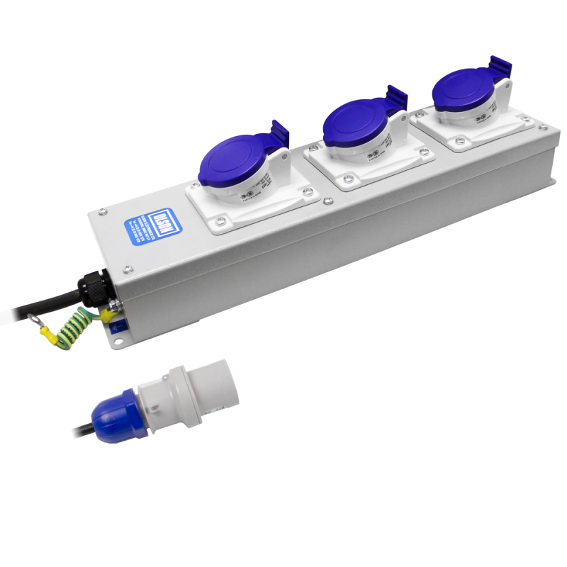3 Way 230V 16A BS4343 Socket PDU - Olson Direct