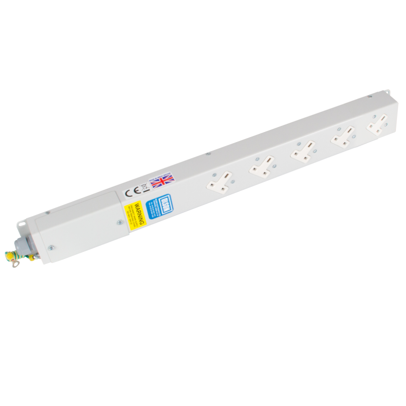 5 Way 13A Single Entry PDU 32A Rated - Olson Direct