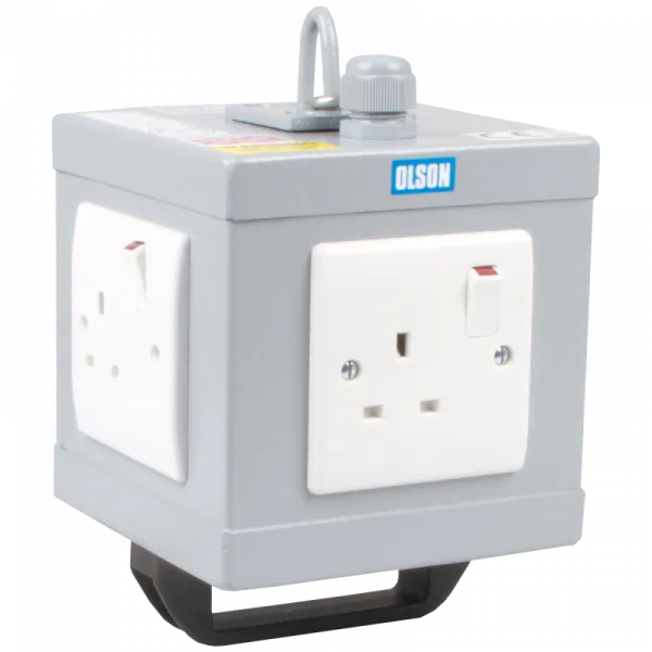 4 Way 13A Switched Socket Suspended Service Unit - Olson Direct