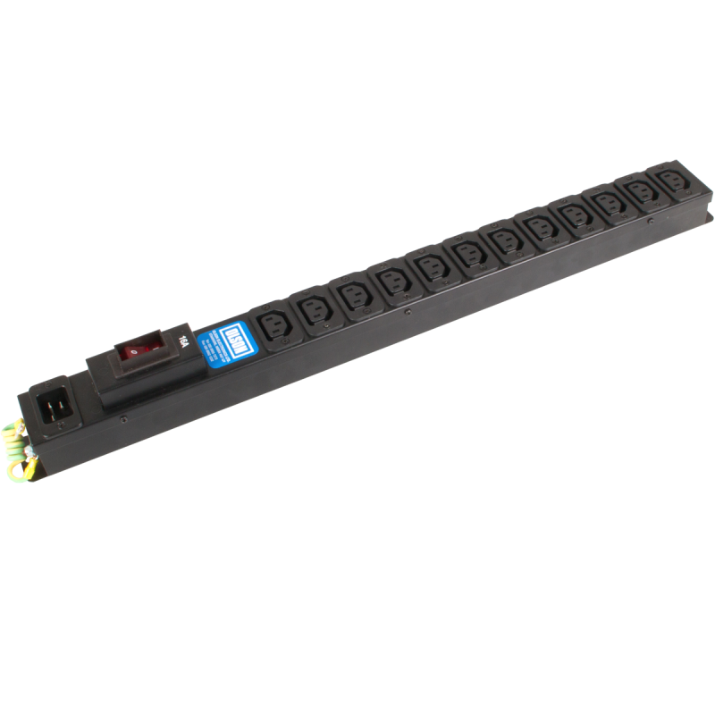 12 Way 10A IEC 60320 C13 Socket with 16A IEC 60320 C20 Inlet Circuit ...