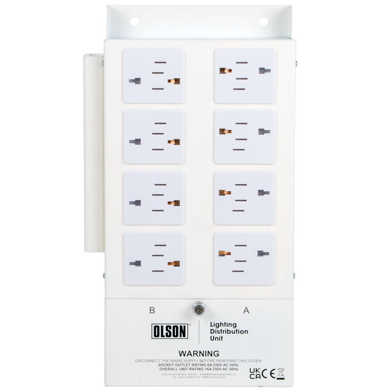 8 WAY 6A LIGHTING DISTRIBUTION UNIT - Olson Direct