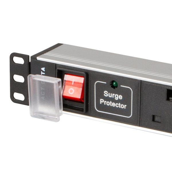 ACT Data 1U 6 Way UK Surge Protected 19 Inch Multi Purpose PDU - Olson ...